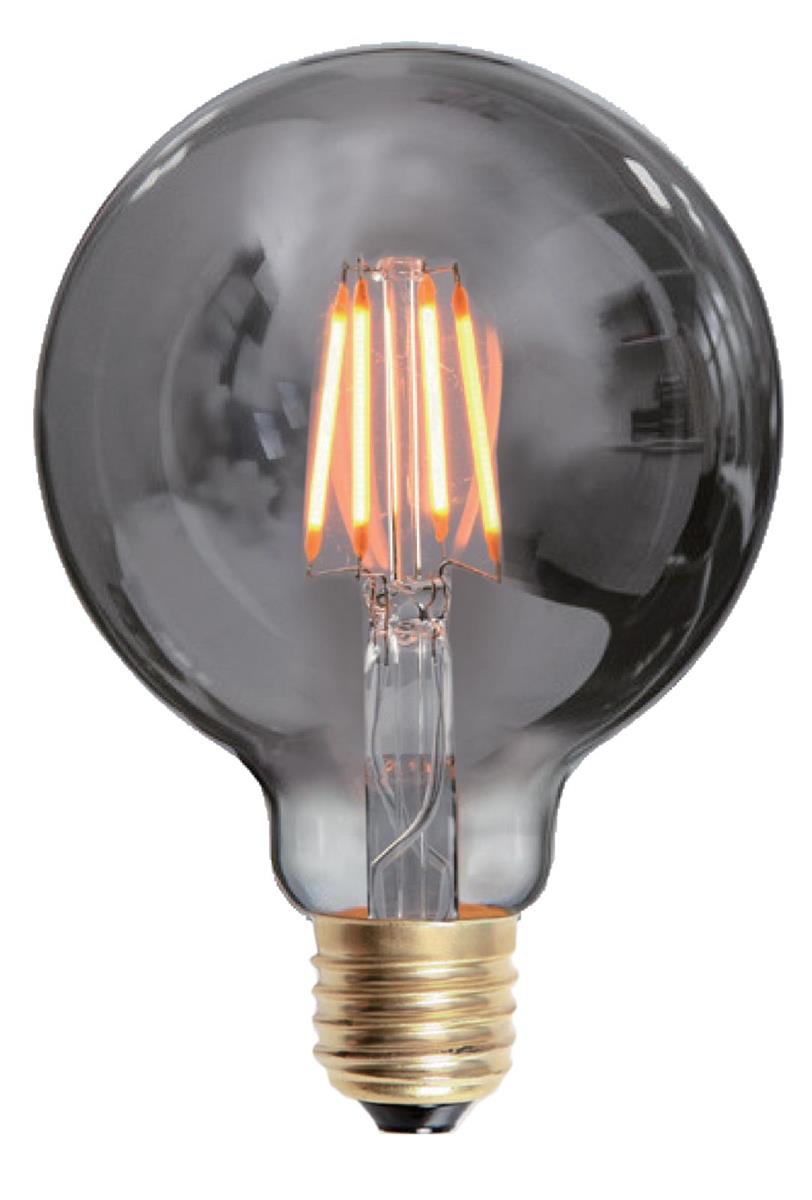 Edison LED globe 95mm smoke - Mesterlys Edison LED globe 95mm smoke - Mesterlys